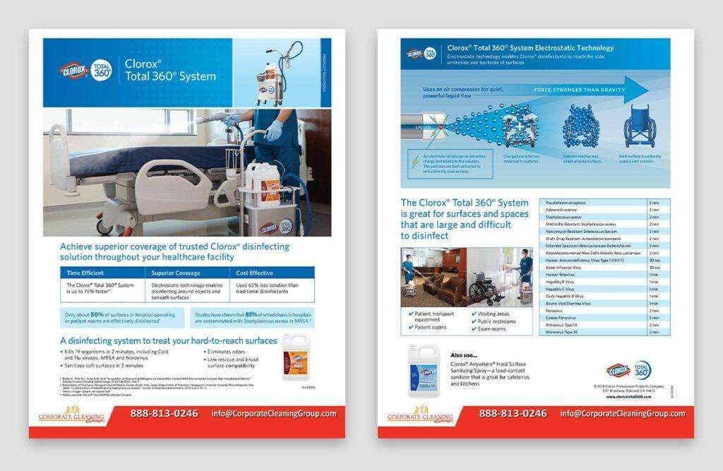 Clorox 360 Flyer | Corporate Cleaning Group