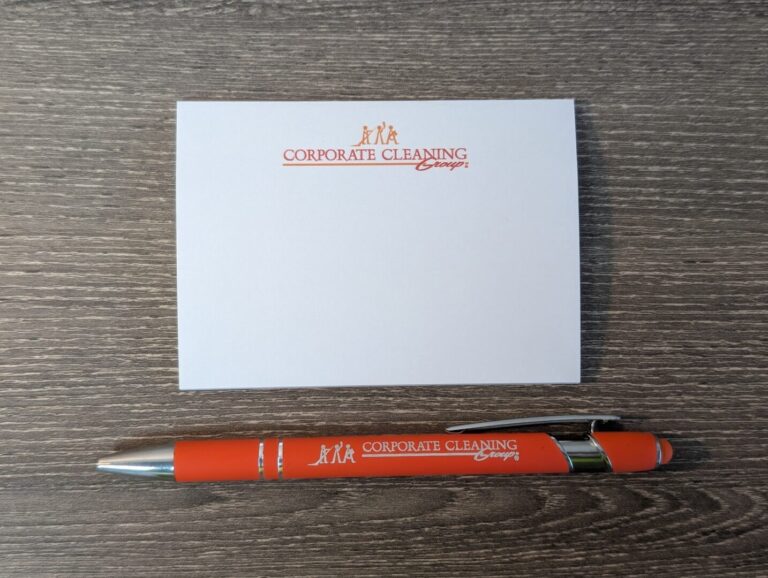 CCG Branded Post-It Notes | Corporate Cleaning Group